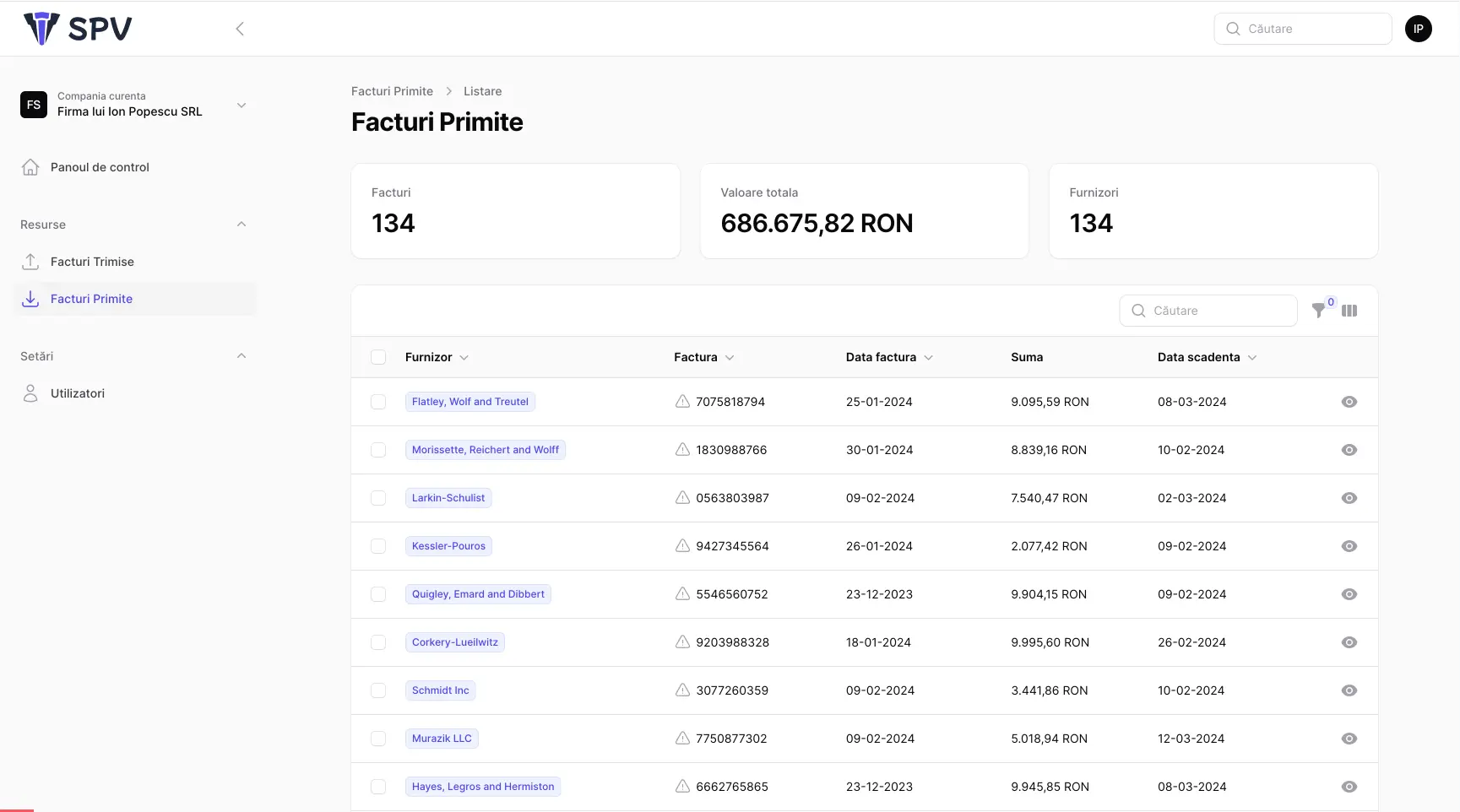 iSpv.ro - Descărcă, arhivează și trimite e-factura